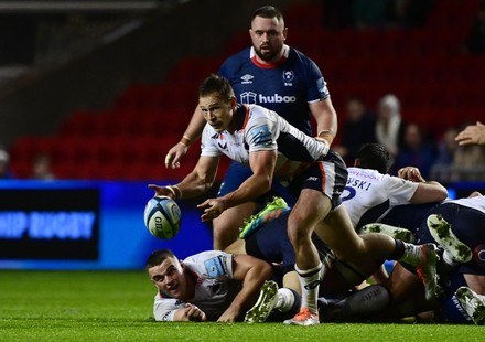 Referee Jack Makepeace During Gallagher Premiership Editorial Stock ...