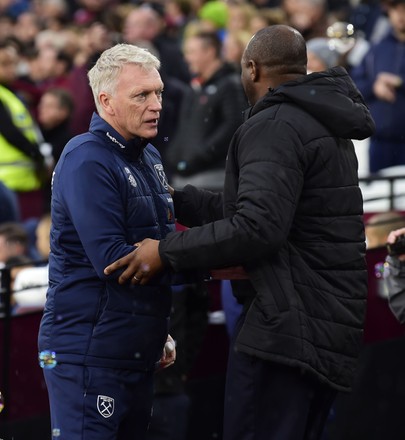 Patrick Viera Manager Crystal Palace Embraces Editorial Stock Photo ...