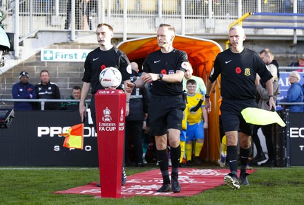 Referee David Rock His Officials During Editorial Stock Photo - Stock ...