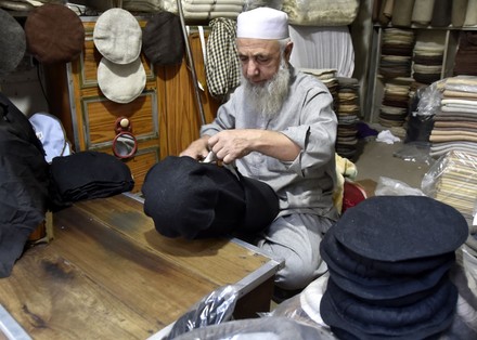 Craftsman Makes Traditional Cap Workshop Peshawar Editorial Stock Photo ...