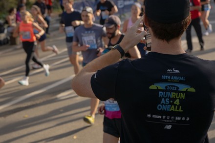 Professional Runners Across Country Gathered Manhattan Editorial Stock ...