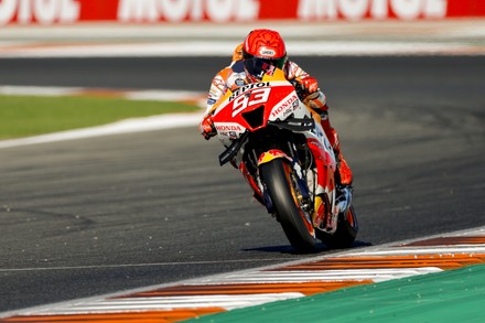 Moto Gp Rider Marc Marquez Action Editorial Stock Photo - Stock Image ...