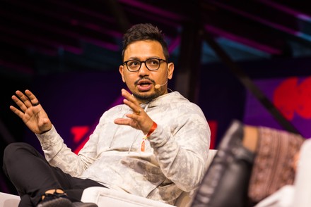 Sandeep Nailwal Cofounder Polygon Speaks During Editorial Stock Photo ...