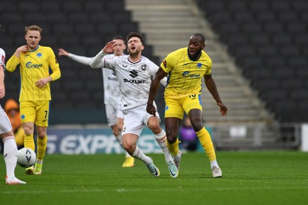 Milton Keynes Dons Defender Daniel Harvie Editorial Stock Photo - Stock ...