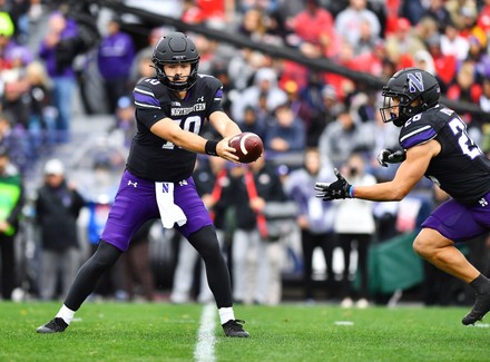 Northwestern Wildcats Quarterback Brendan Sullivan 10 Editorial Stock ...