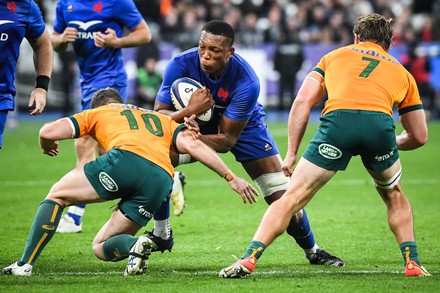 Damien Penaud France Scores His Try Editorial Stock Photo - Stock Image ...
