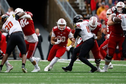 Wisconsin Badgers Running Back Isaac Guerendo Editorial Stock Photo ...