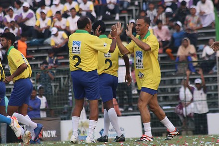 Brazil Legend Cafu Yellow Jersey Friendly Editorial Stock Photo - Stock ...