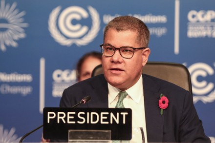 Cop26 President Alok Sharma Speaks During Editorial Stock Photo - Stock ...