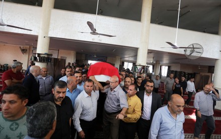 Palestinians Carry Body Fatima Bernawi During Editorial Stock Photo ...