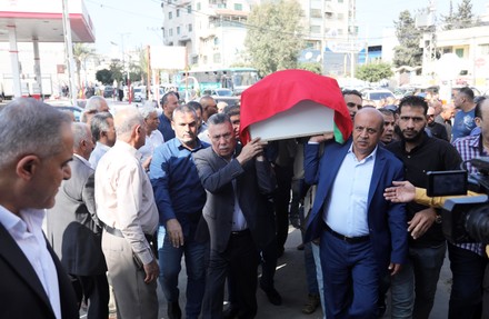 Palestinians Carry Body Fatima Bernawi During Editorial Stock Photo ...