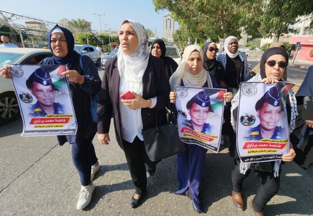 Palestinians Carry Body Fatima Bernawi During Editorial Stock Photo ...