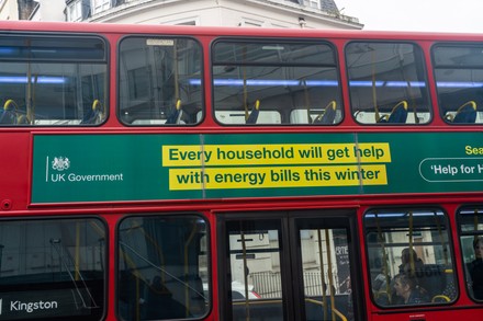 Government Campaign Advertising On London Transport Editorial Stock ...