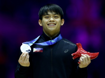 Silver Medalist Carlos Edriel Yulo Philippines Editorial Stock Photo ...