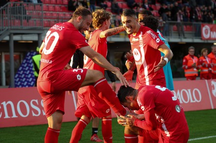 Monzas Andrea Colpani Celebrates After Scoring Editorial Stock Photo ...