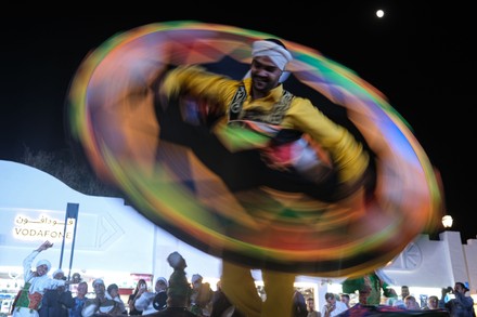 Egyptian Tradional Dancers Perform Tanoura Dance Editorial Stock Photo ...
