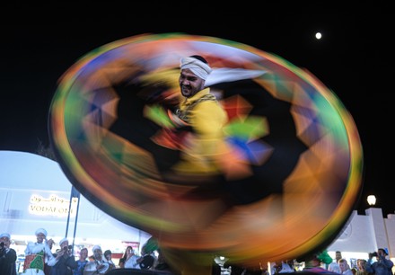 Egyptian Tradional Dancer Performs Tanoura Dance Editorial Stock Photo ...