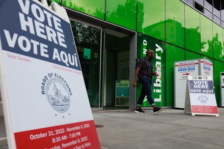 People Attend Inperson Early Voting West Editorial Stock Photo - Stock ...