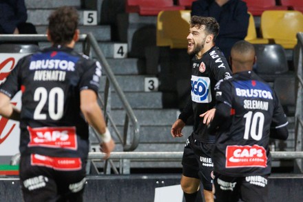 Kortrijks Massimo Bruno Celebrates After Scoring Editorial Stock Photo ...