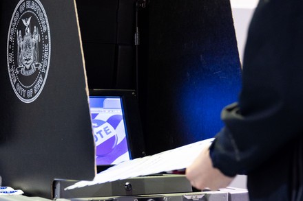 Voter Seen After Just Entering Their Editorial Stock Photo - Stock ...