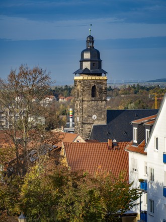 Tower Protestant Margarethenkirche Gotha Thuringia Germany Editorial ...