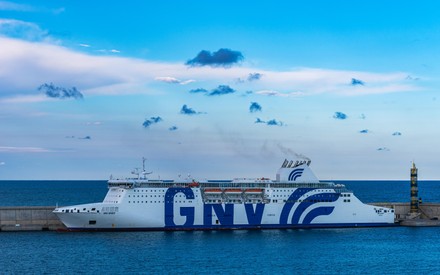 Gnv Ferry Valencia Mediterranean Sea Spain Editorial Stock Photo ...