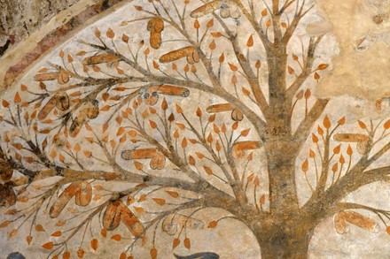 Tree Fertility Phallus Tree Fresco Mural Editorial Stock Photo - Stock ...