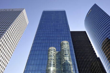 Skyscrapers Tour Coeur Defense Reflected Glass Editorial Stock Photo ...