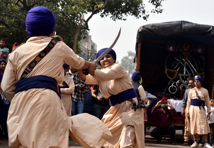 Sikh Community Display Their Martial Art Editorial Stock Photo - Stock ...