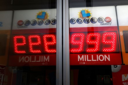 Digital Powerball Lottery Display Shows Limit Editorial Stock Photo ...