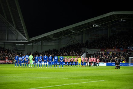 Minute Silence Observed Remembrance Sunday Editorial Stock Photo ...