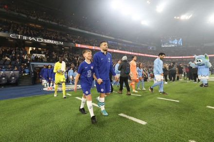 Teams Walk Out Onto Pitch Editorial Stock Photo - Stock Image ...