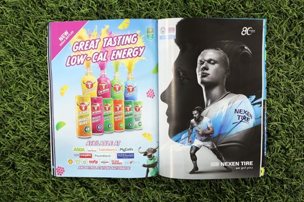 Carabao Advert Match Day Programme Editorial Stock Photo - Stock Image ...