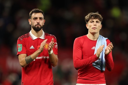 Bruno Fernandes Manchester United Alejandro Garnacho Editorial Stock Photo - Stock Image ...