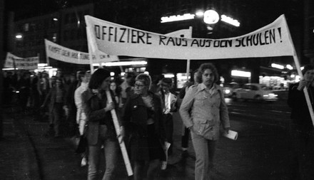 Leftwing Pacifist Demonstration Antiwar Day On Editorial Stock Photo ...