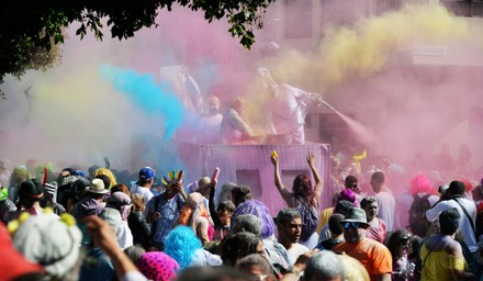 Traditional Powder Festival Integral Part Carnival Editorial Stock ...