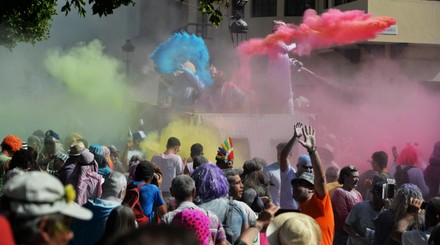Traditional Powder Festival Integral Part Carnival Editorial Stock ...