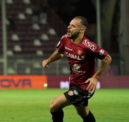 Luigi Canotto Reggina Celebrate Goal During Editorial Stock Photo ...