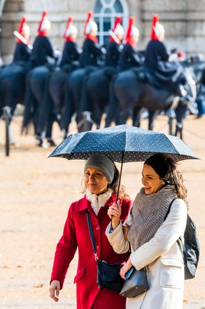 Changing Guard Horse Guards Wet Weather Editorial Stock Photo - Stock ...