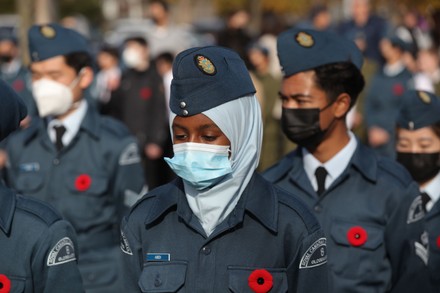 Youth Royal Canadian Air Cadets Stand Editorial Stock Photo - Stock ...