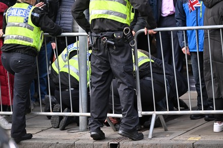 Protester Patrick Thelwell Detained After Throwing Editorial Stock ...