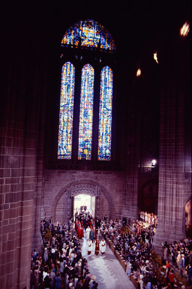 Pope John Paul Ii Enters Anglican Editorial Stock Photo - Stock Image ...