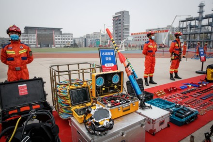Official Beijing Fire Rescue Corps Speaks Editorial Stock Photo - Stock ...