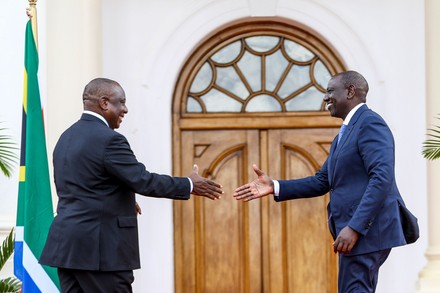 South African President Cyril Ramaphosa L Editorial Stock Photo - Stock ...