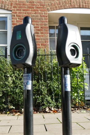 Placement Electric Vehicle Charging Points St Editorial Stock Photo ...