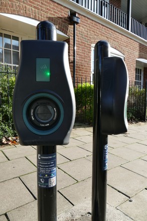 Placement Electric Vehicle Charging Points St Editorial Stock Photo ...