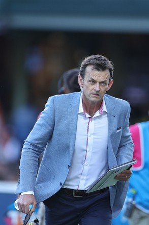 Australian Cricketer Adam Gilchrist Part Commentary Editorial Stock ...