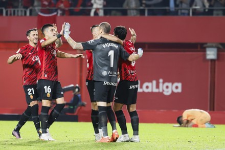 Mallorca Players Celebrate Victory End Spanish Editorial Stock Photo ...