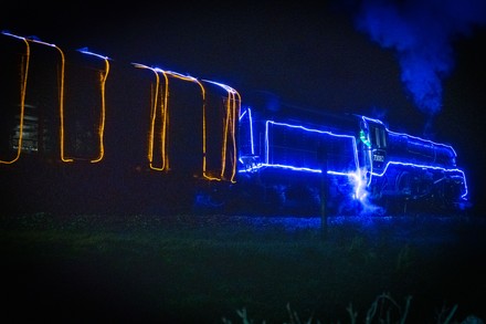 Steamlights On Bluebell Railway Vintage Steam Editorial Stock Photo ...