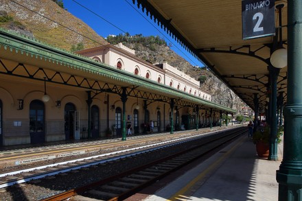 Giardini Taormina Railway Station Taormina Sicily Editorial Stock Photo ...